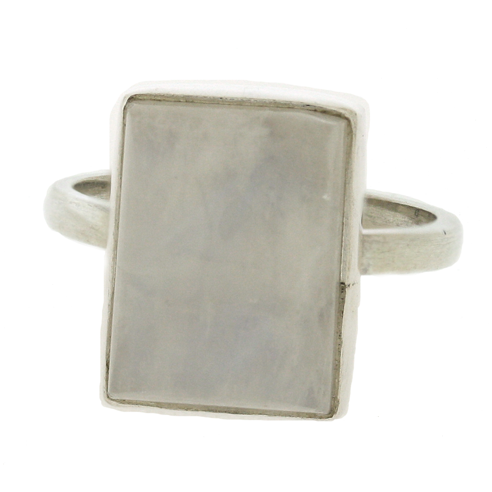 Small Rectangle Stone Ring